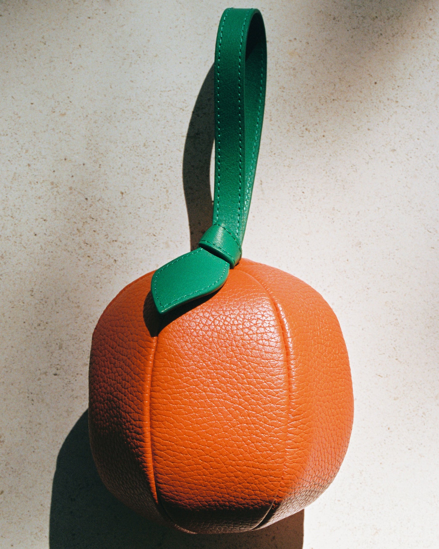 TARONJA PURSE - Orange-Shaped Leather Coin Purse – Hereu Studio