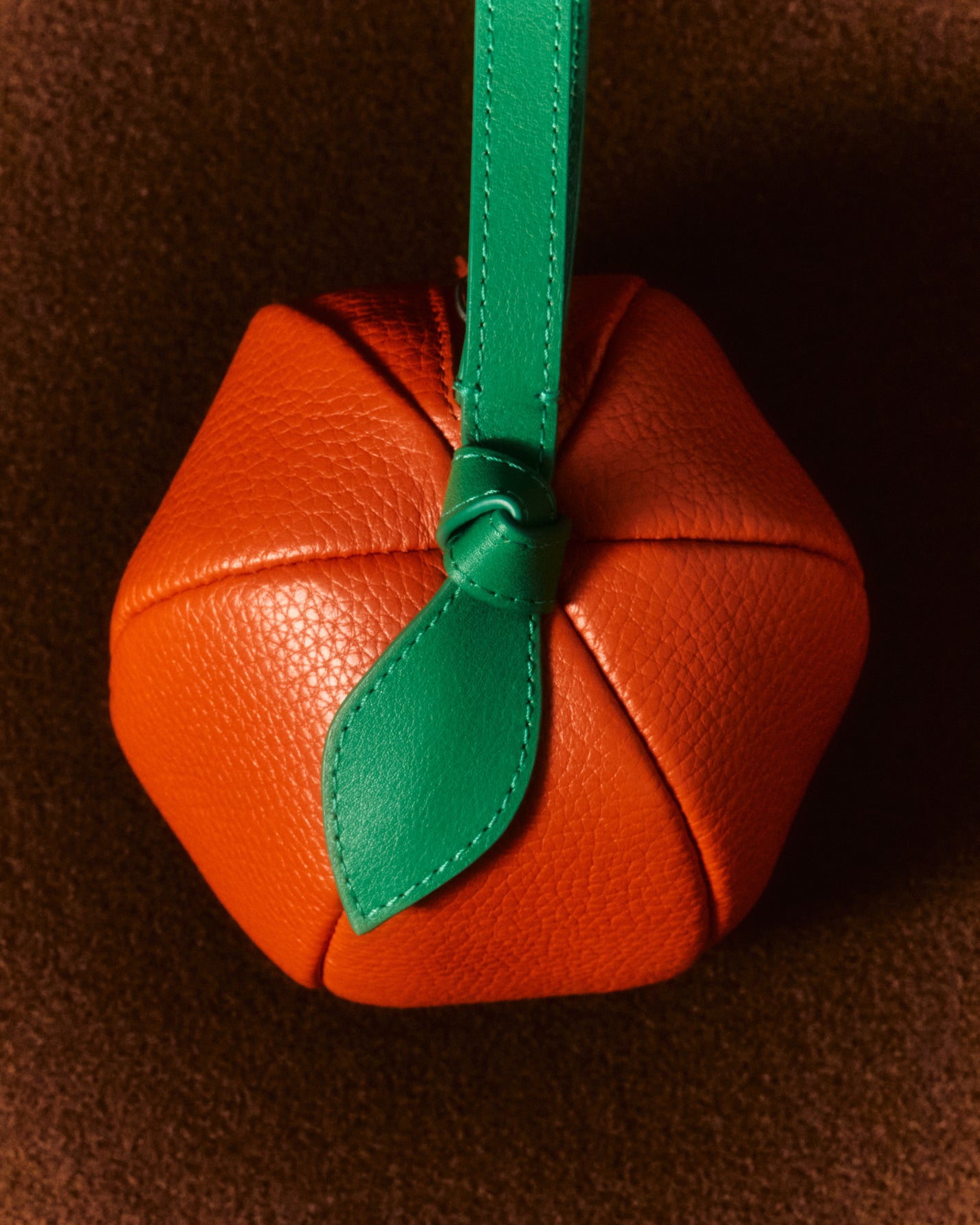 TARONJA PURSE - Orange-Shaped Leather Coin Purse – Hereu Studio