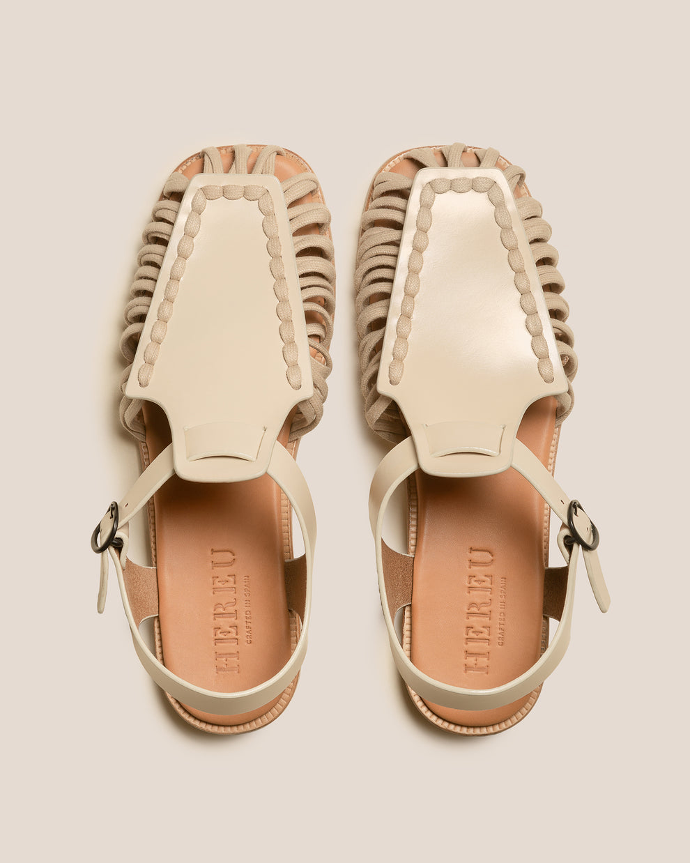 ALARO - Square-Toe T-bar Sandal – Hereu Studio