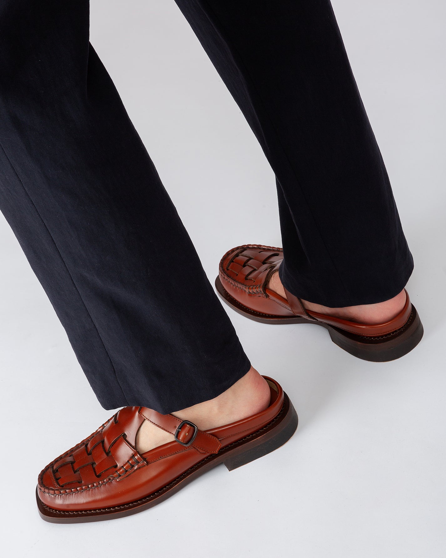 BONELL - Men's Woven T-bar Mule Loafer – Hereu Studio