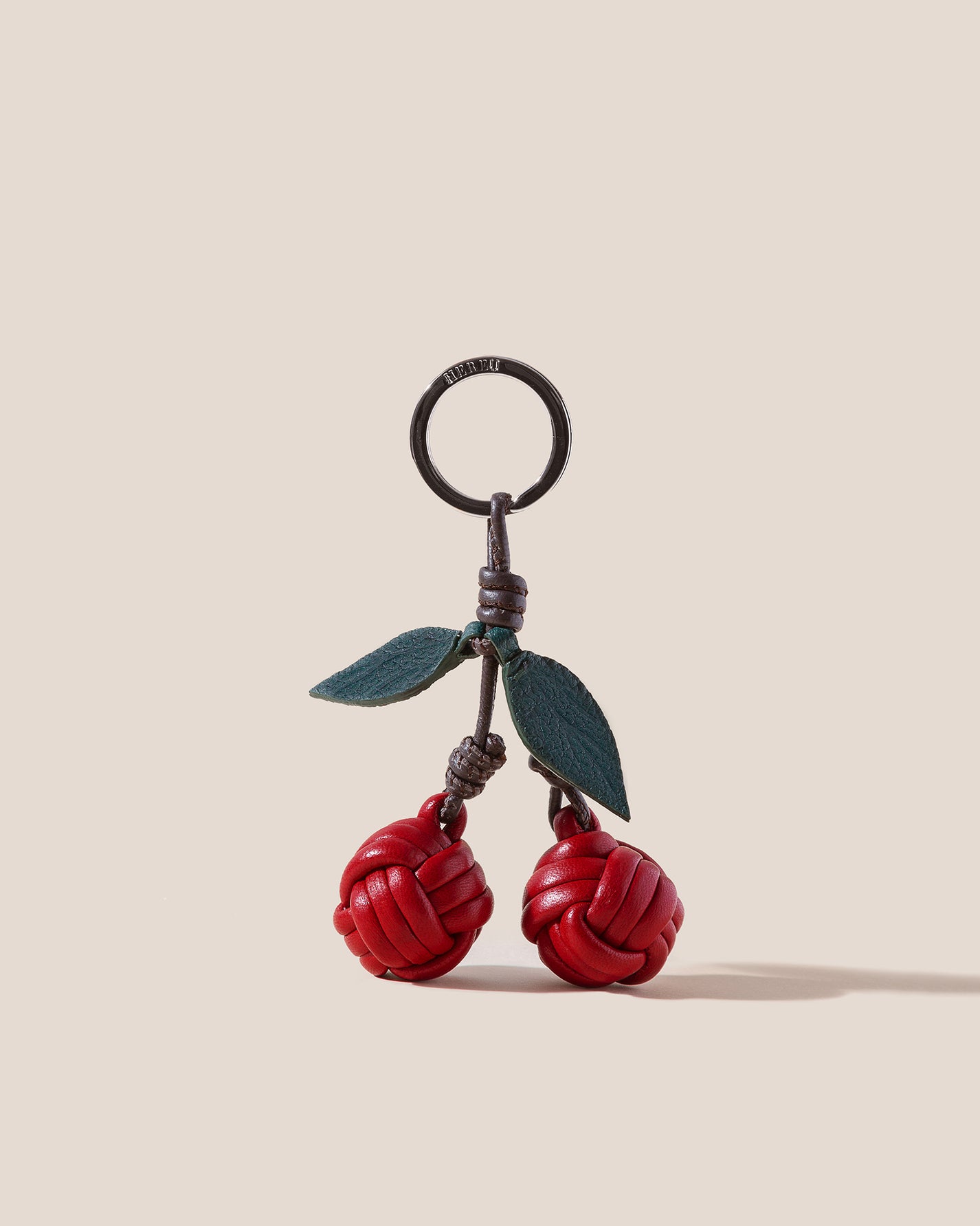 CIRERES - Hand-Knotted Cherries Leather Key Holder – Hereu Studio