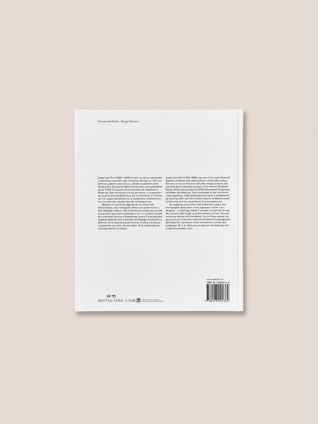 JOSEP LLUÍS SERT - Design Biography Book by Jaume Freixa – Hereu Studio