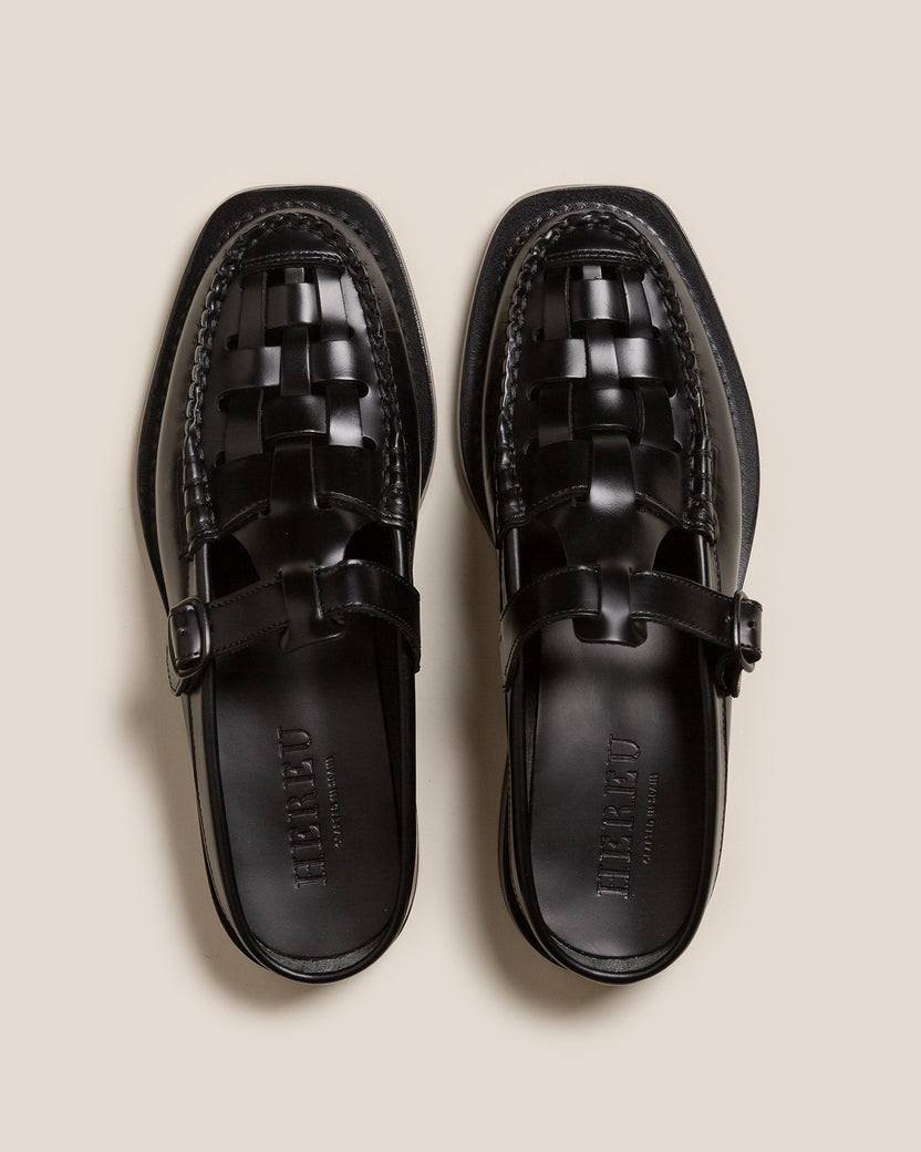 BONELL - Woven T-bar Mule Loafer – Hereu Studio